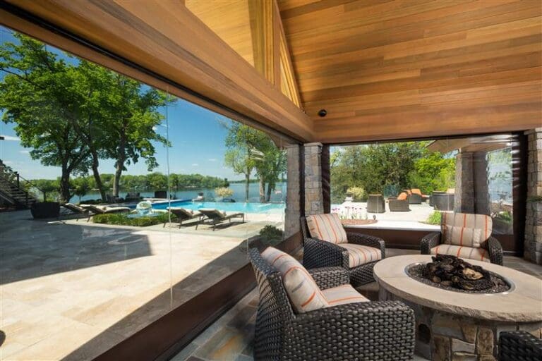 Motorized Screens with Luxury Vinyl | Phantom Screens