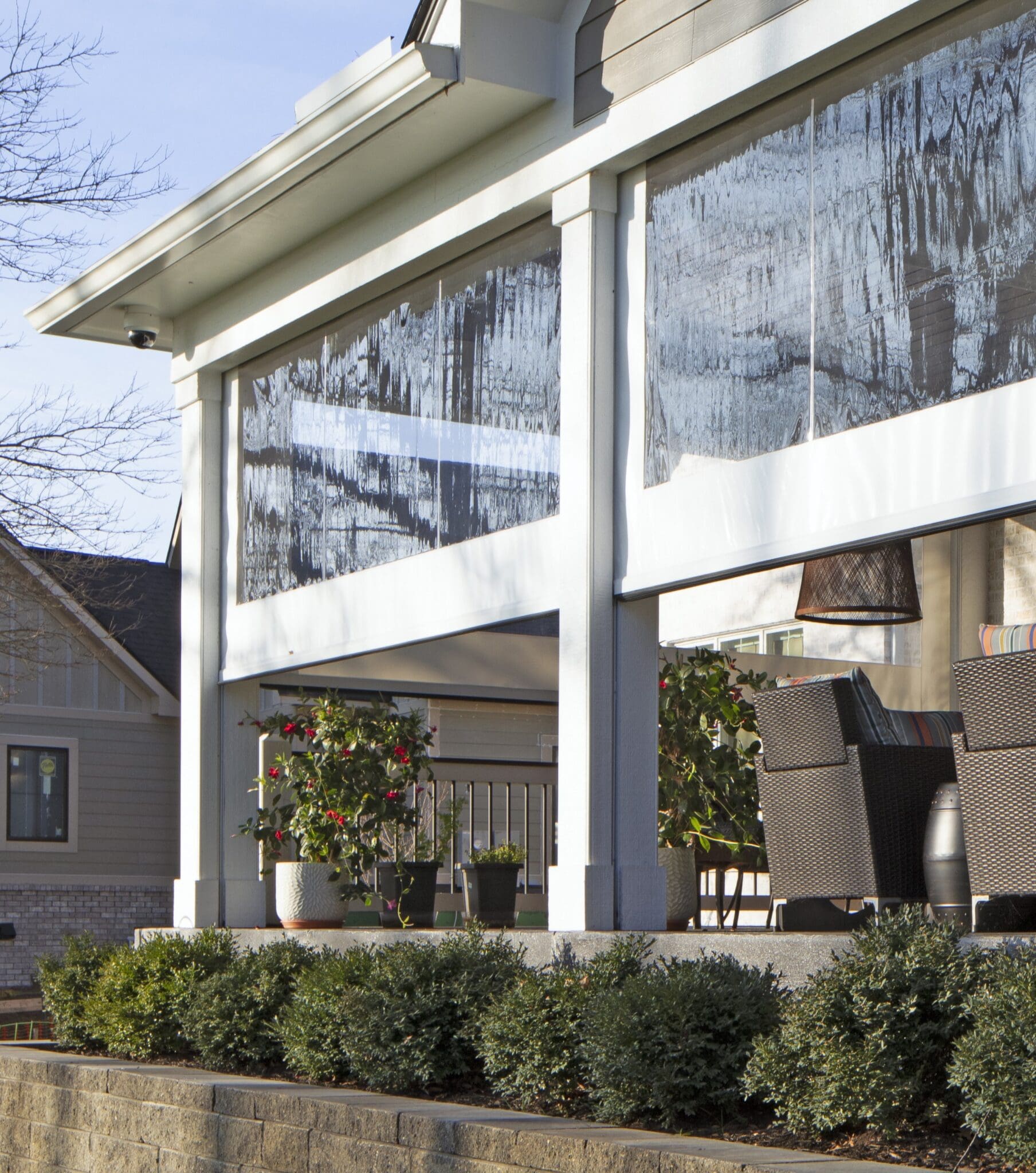 Motorized Screens with Luxury Vinyl | Phantom Screens